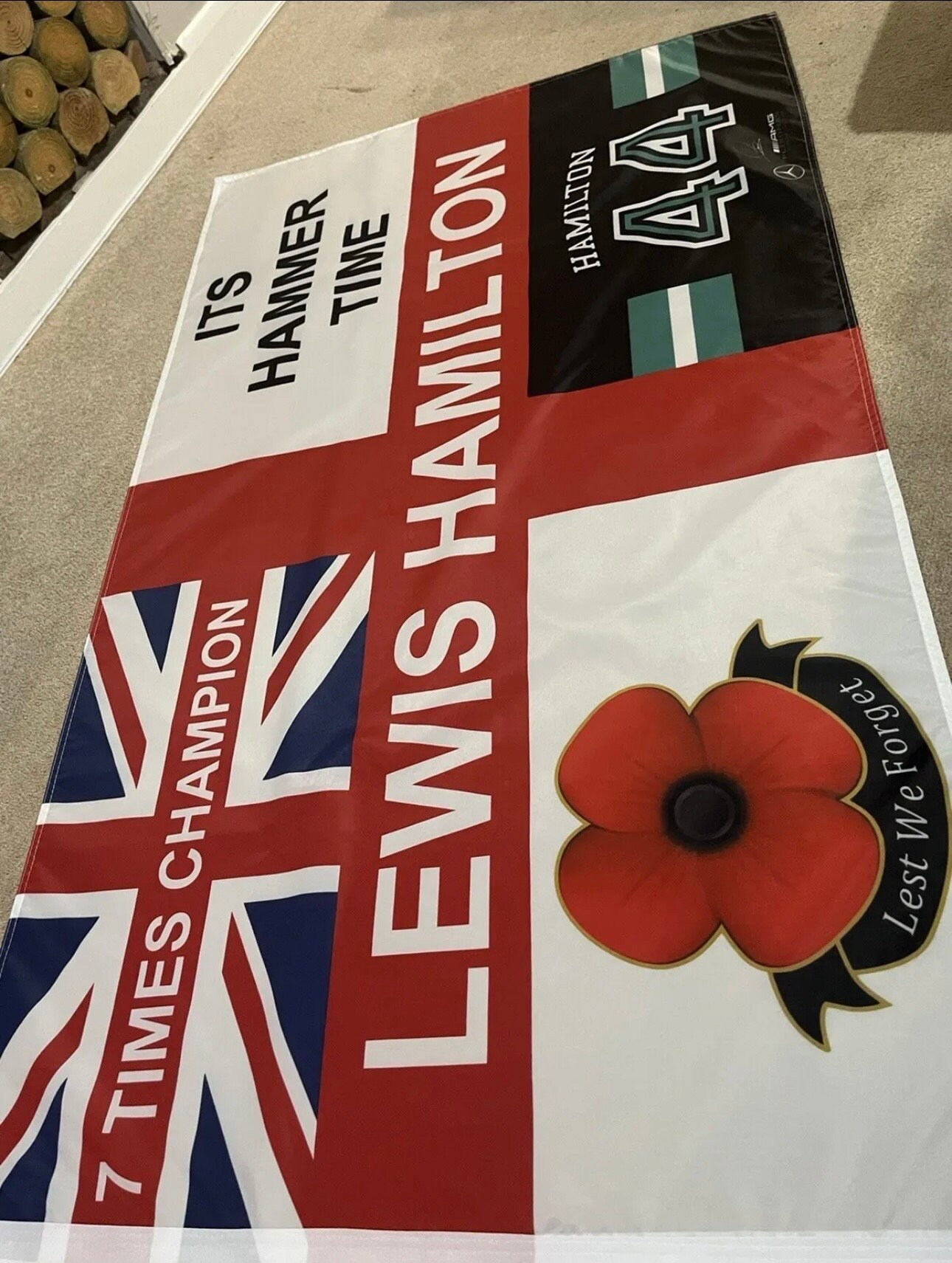 Lewis Hamilton Formula 1 Flag 5ft X 3ft Brand New F1 Flag Lewis ...