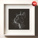 Cross Stitch Pattern PDF Grayscale Cat Black and White Monochrome ...