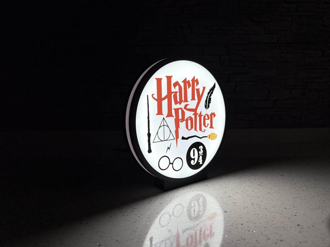 Unique Wall Decor for Harry Potter Fans Table Decor USB Powered LED ...