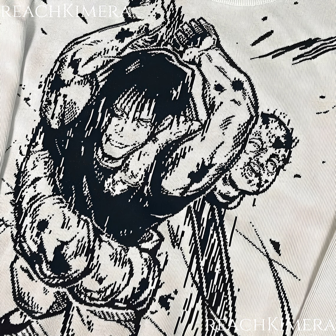 Anime Jujutsu Kaisen Toji Fushiguro Knitted Sweater,harajuku Anime ...