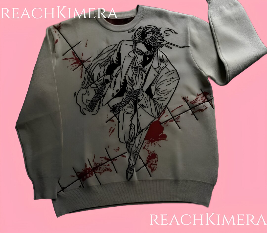 Anime Nanami Knitted Sweater,jujutsu Kaisen Anime Nanami Sweater ...