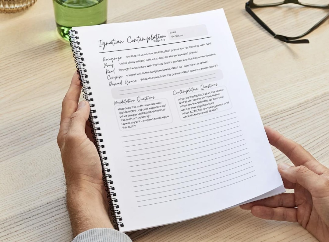 Ignatian Prayer Journal | Guided Meditation & Daily Examen Printable ...