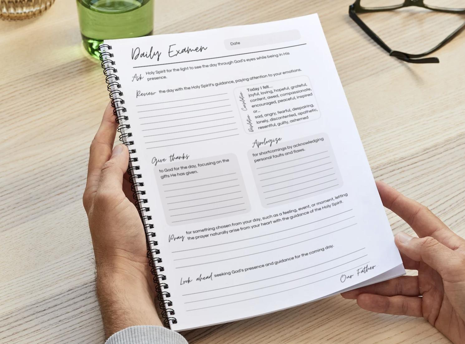 Daily Examen Journal | Guided Catholic Prayer & Reflection Printable ...