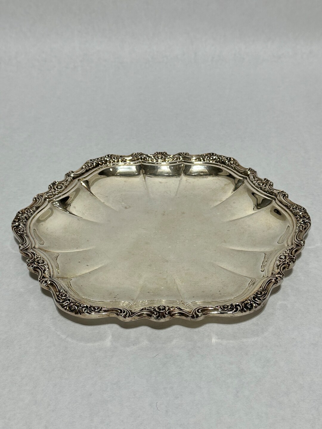 Silver Serving Plate - Etsy