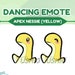Apex Yellow Nessie Dancing Emote | Apex Legends Nessie Twitch and ...