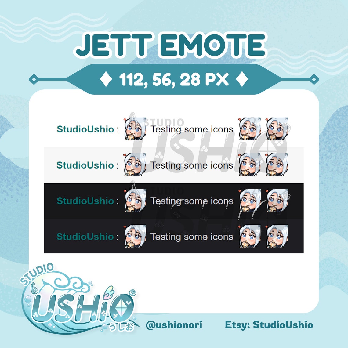 Valorant Jett Boba Emote Jett Bubble Tea Emote Cute Jett Hydrate Emote ...