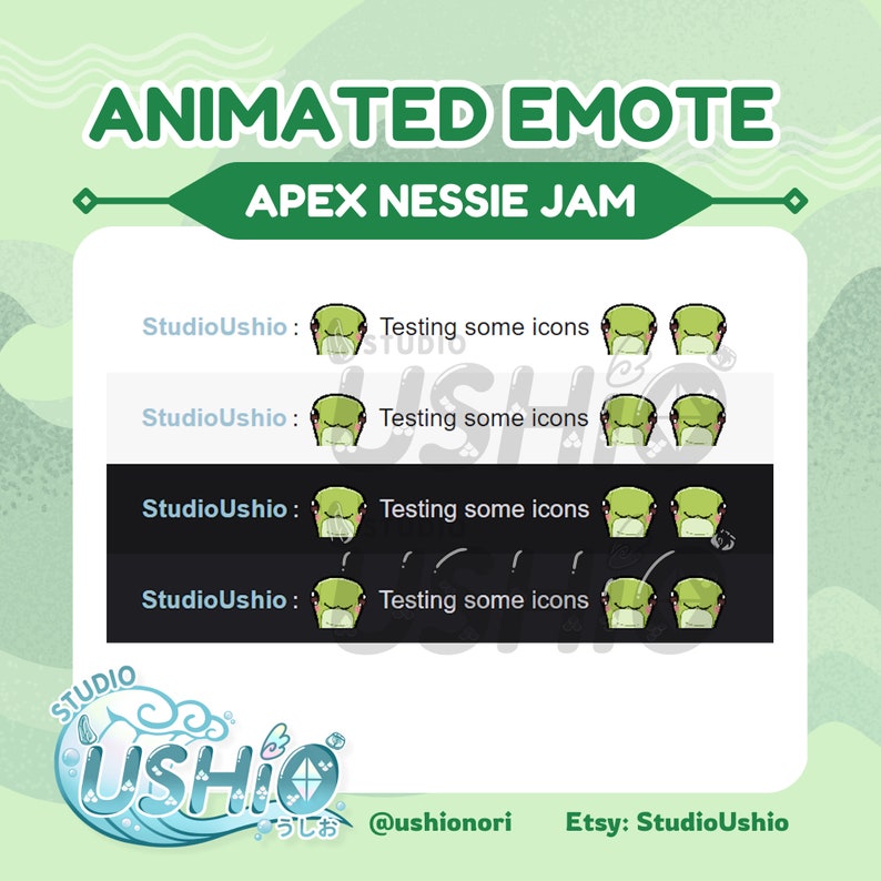 Nessie Apex Legends Animated Jam Emote | Apex Legends Nessie Twitch and ...