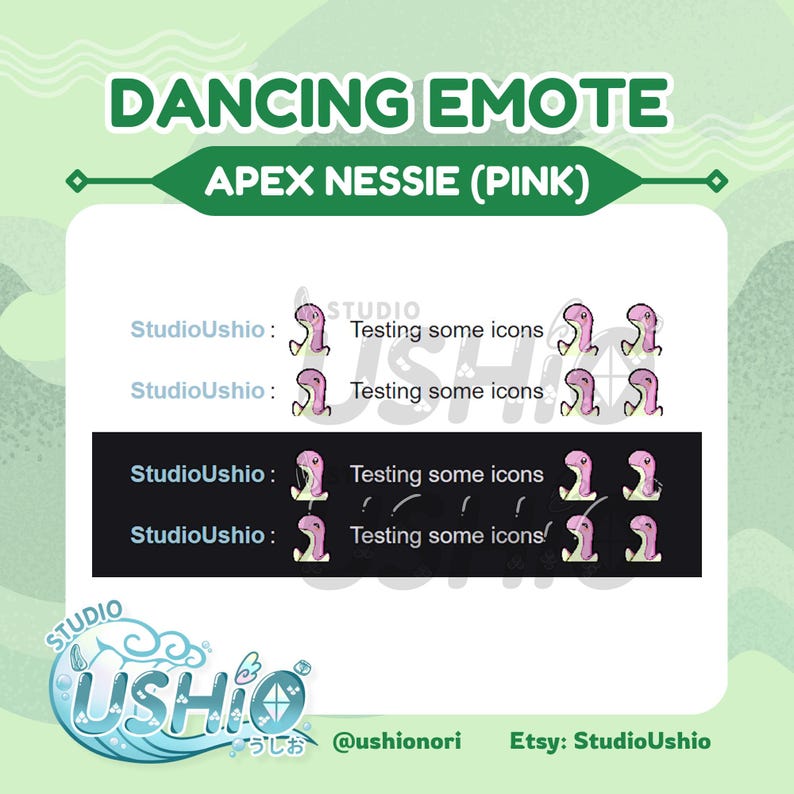 Apex Pink Nessie Dancing Emote | Apex Legends Nessie Twitch and Discord ...