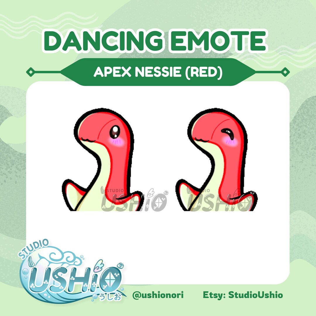 Apex Red Nessie Dancing Emote | Apex Legends Nessie Twitch and Discord Animated Emote Streaming ...