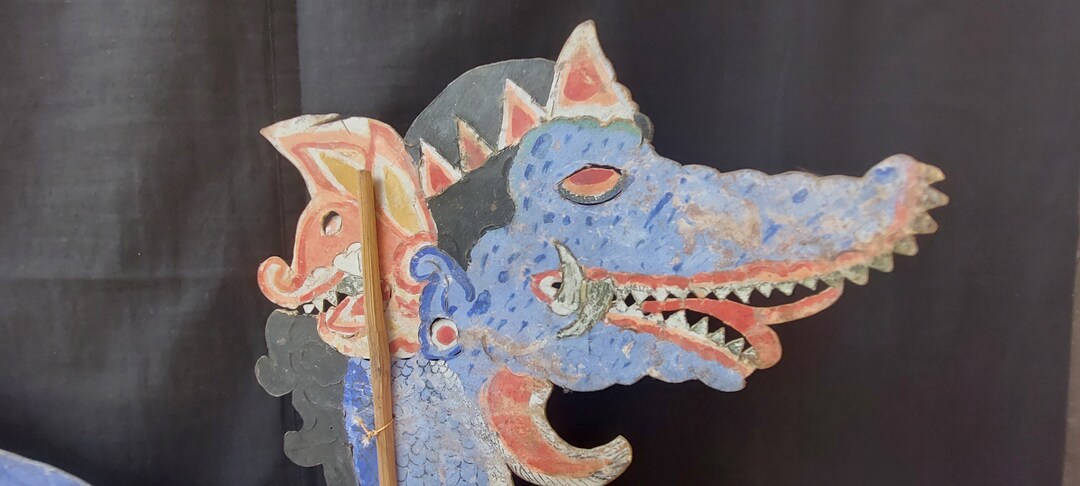 Wayang Leather Nagaraja Snake Puppet Carved Museum Quality Ca 1930 - Etsy