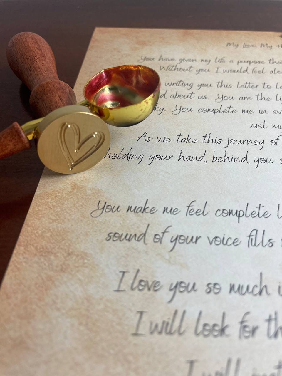 Love Letter Handmade Handmade Letter Written With Love Calligraphy Love ...