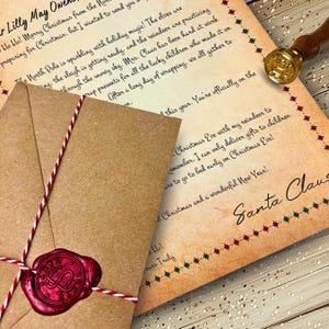 Custom Baby's First Christmas Letter - Personalised Nice List ...