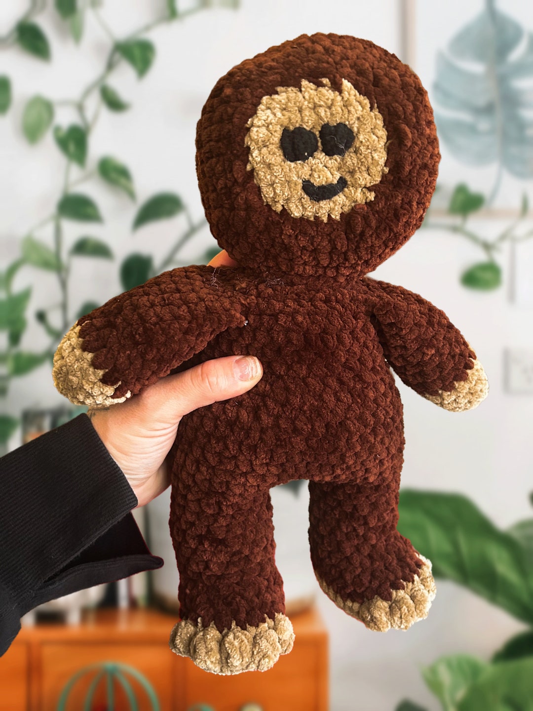 Sasquatch Plushie Bigfoot Stuffed Animal Toy Handcrafted Gift for ...