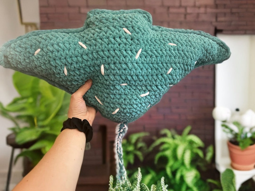 Large Handmade Sting Ray/manta Ray Pillow Plushie - Etsy