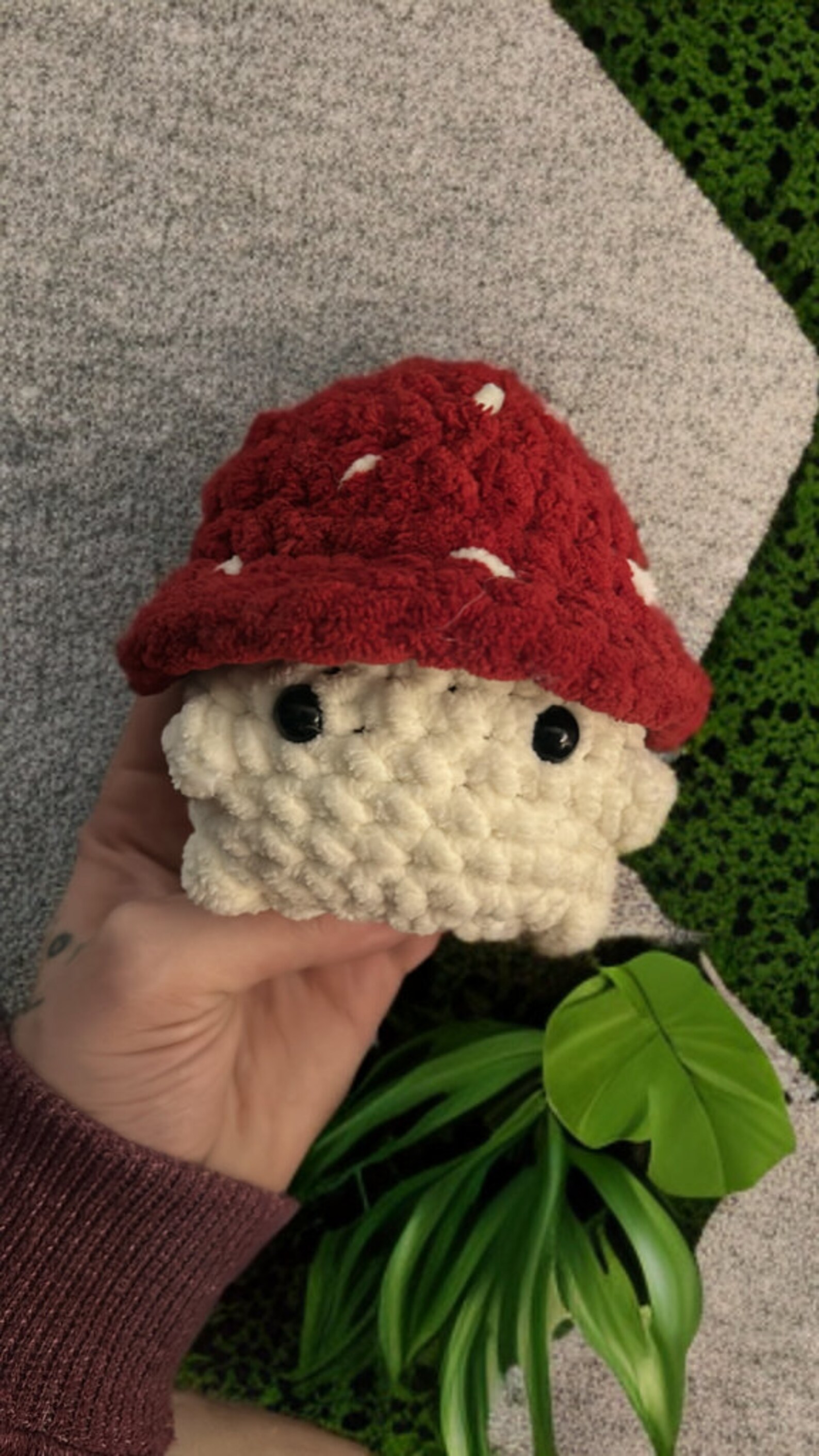 Chunky Fungi Plushie - Soft and Fun Mushroom Stuffed Animal - Handmade ...