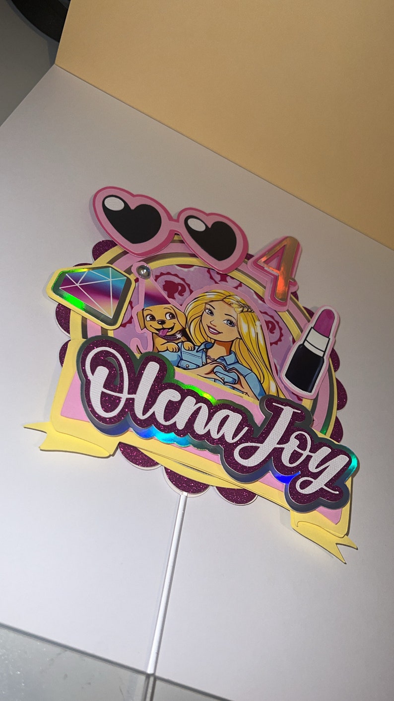 Custom Cake Toppers - B Birthday - Etsy