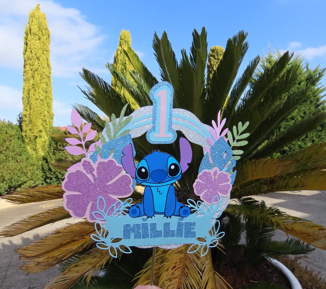 Custom Cake Toppers - Lilo & Stitch - Etsy