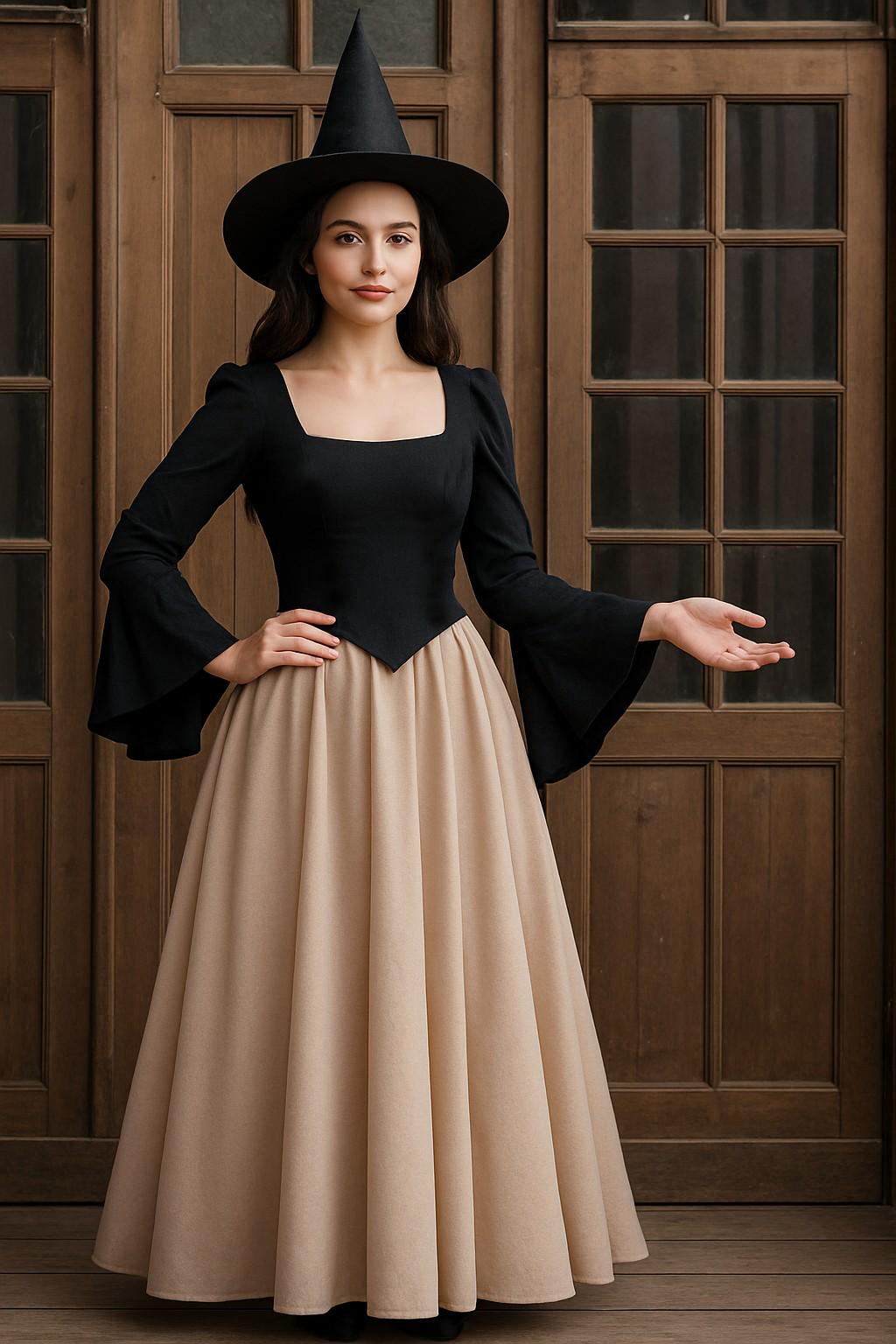 Halloween Dress Pattern, Gothic Witch Costume Dress Pattern,fantasy ...