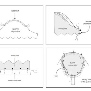 Sundress Square Neck Midi Bishop Sleeve Dress Sewing Pattern Size 2 to ...
