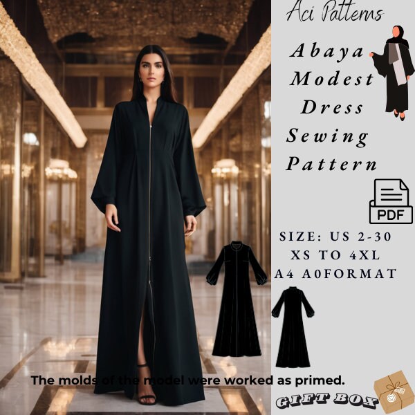 Abaya Pattern - Etsy