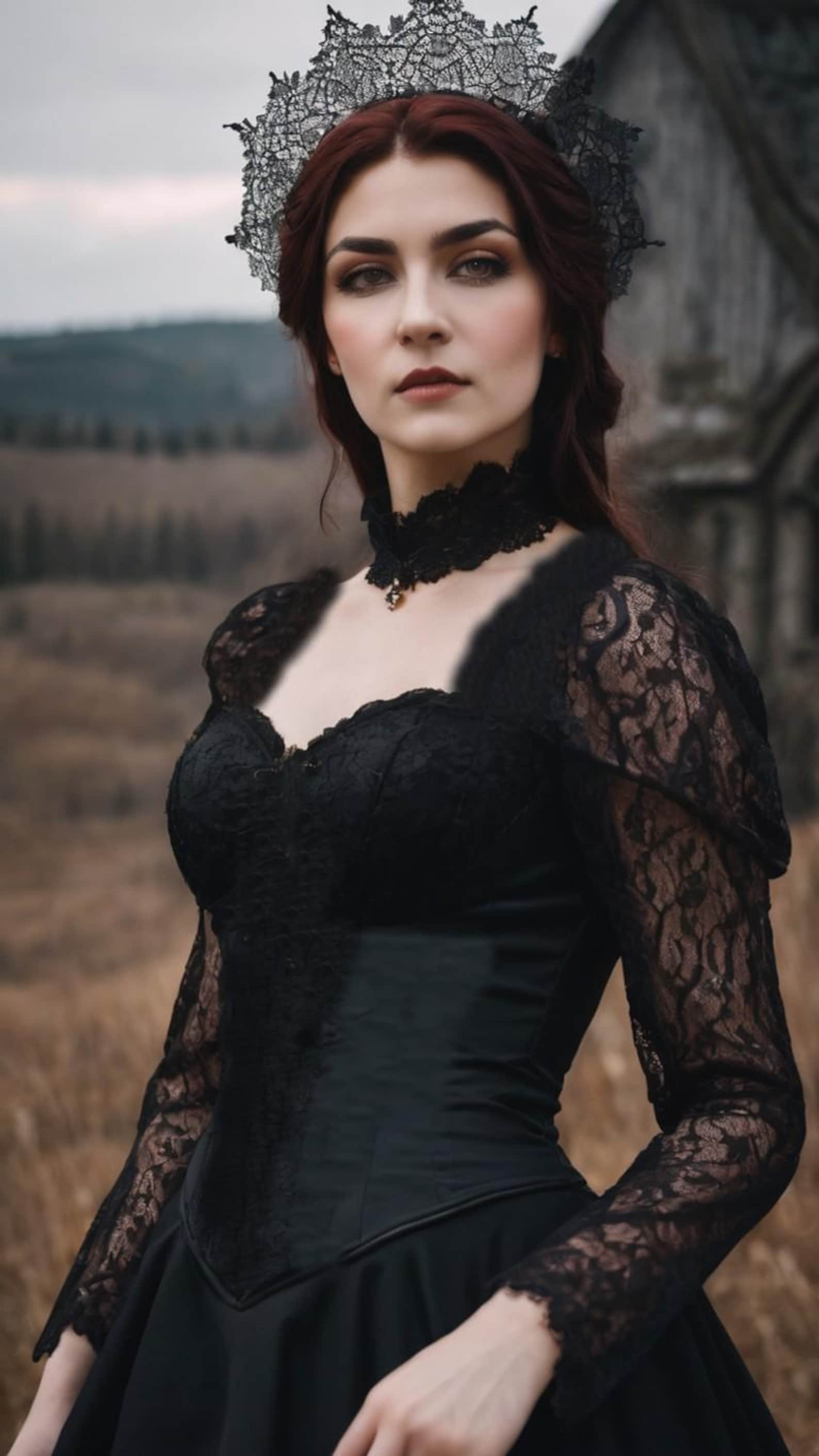 Halloween Dress Pattern, Gothic Witch Costume Dress Pattern,fantasy ...