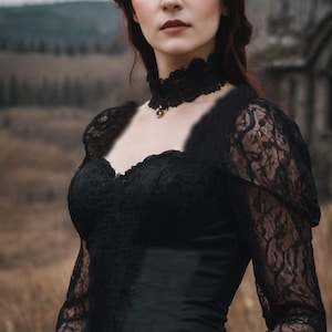 Halloween Dress Pattern, Gothic Witch Costume Dress Pattern,fantasy ...