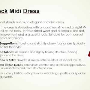 V-neck Midi Dress Sewing Pattern, Bridesmaid Dress, Easy Sewing Pattern ...