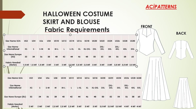 Halloween Dress Pattern, Gothic Witch Costume Dress Pattern,fantasy ...