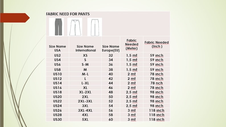 Men Classic Pants Sewing Pattern, Pants Trousers PDF Men's Sewing ...