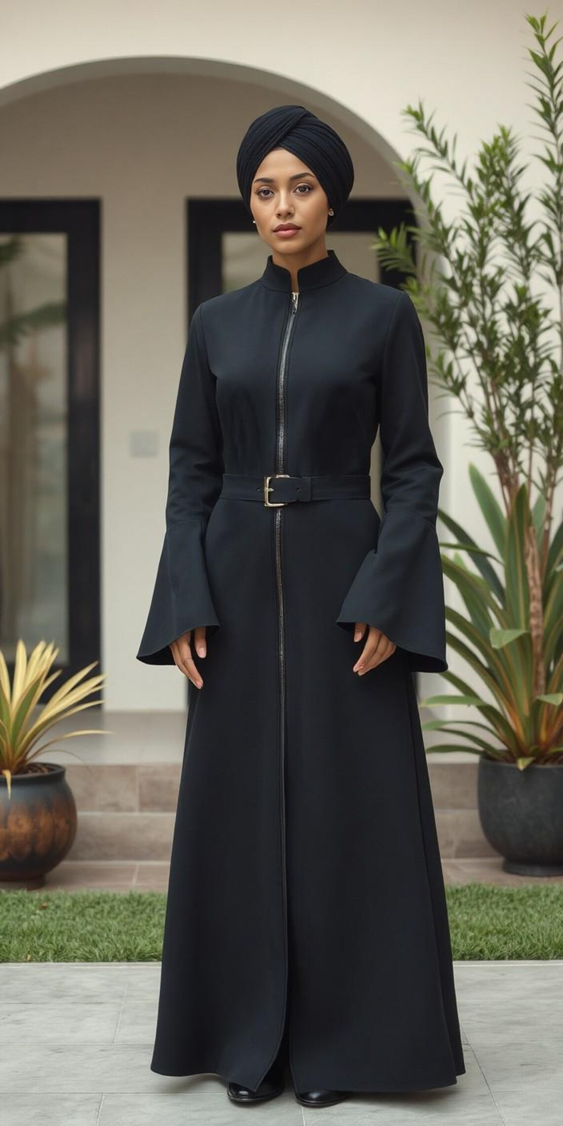 Abaya Pdf Sewing Pattern,a Line Dress,arabic National Dress Patterns ...