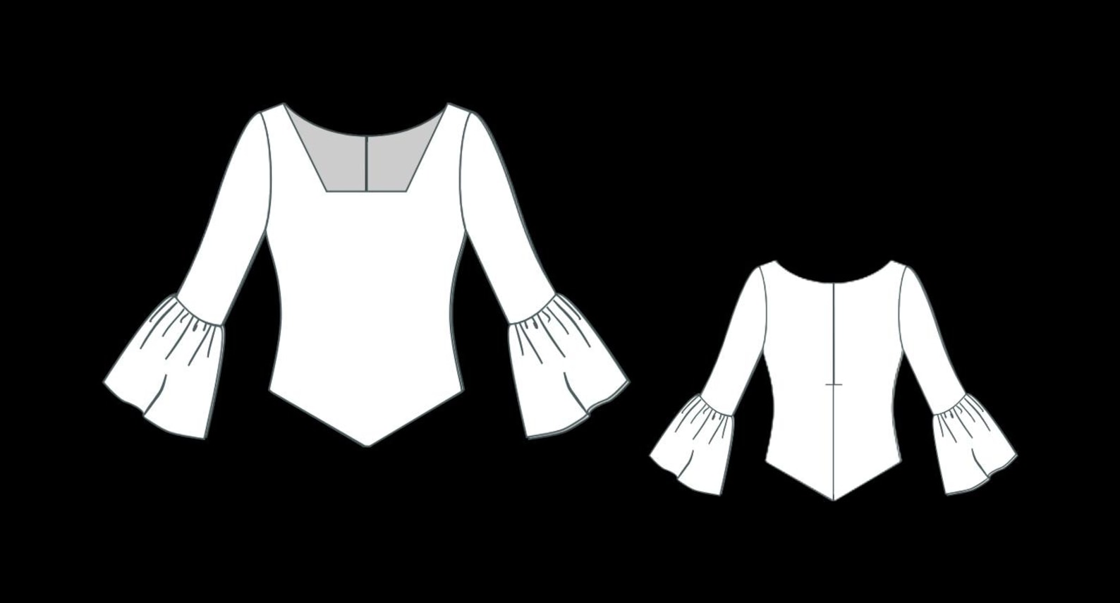 Halloween Dress Pattern, Gothic Witch Costume Dress Pattern,fantasy ...