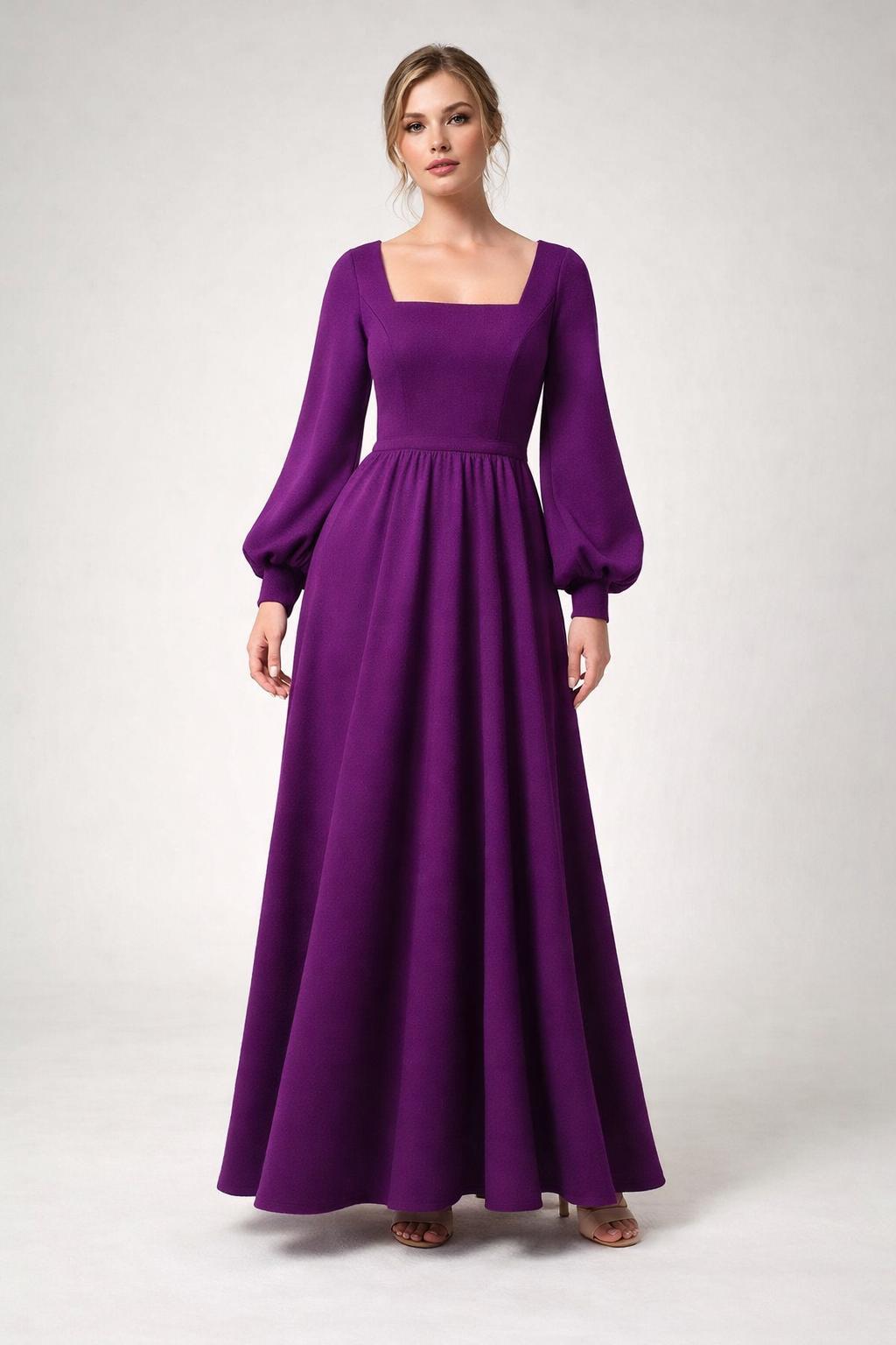 Square Neck Witch Cosplay Dress Sewing Pattern, XS-4XL (A4/A0 FORMAT ...