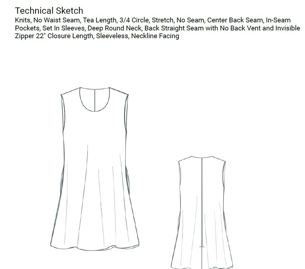 Linen Dress With Pockets Mini Dress Sewing Pattern Digital PDF Sewing ...