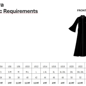 Abaya Pdf Sewing Pattern,a Line Dress,arabic National Dress Patterns ...