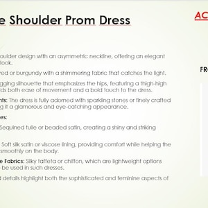 One-shoulder Prom Dress Sewing Pattern - Fitted Maxi Evening Dress ...
