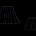 Leather Skirt and Blouse Sewing Pattern, Leather Skirt and Half-sleeve ...