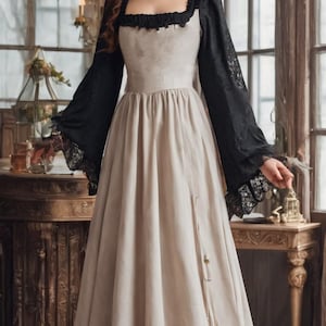 Renaissance Regency Cosplay Dress Pattern and Blouse,maxi Dress Sewing ...
