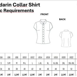 Mandarin Collar Shirt Sewing Pattern- Best PDF Sewing Pattern Instant ...