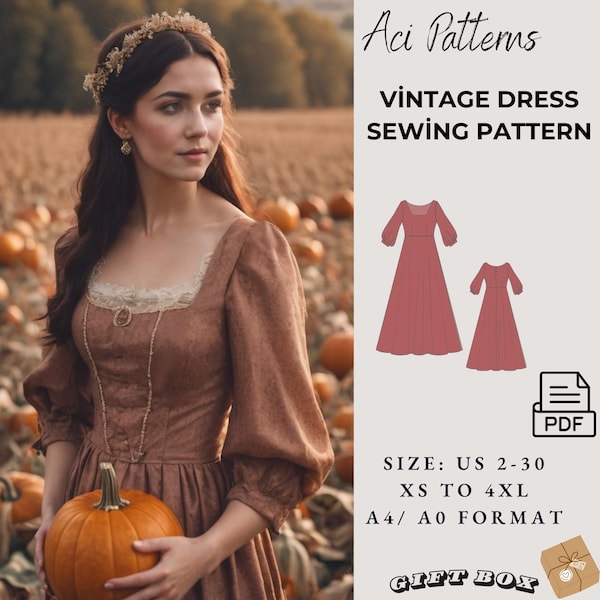 Renaissance Sewing Patterns - Etsy