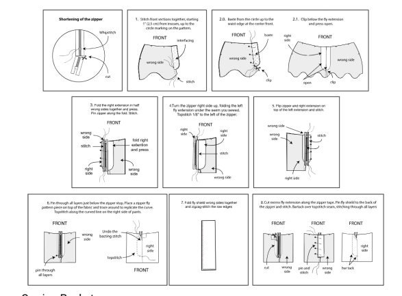 High Waisted Flare Shorts Sewing Pattern, Loose Beach Pants Sewing ...