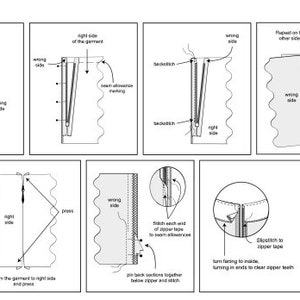 V-neck Midi Dress Sewing Pattern, Bridesmaid Dress, Easy Sewing Pattern ...