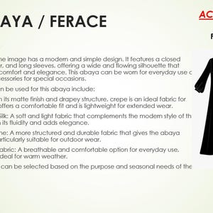 Abaya Pdf Sewing Pattern , A Line Dress , Arabic National Dress ...