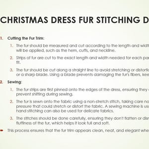 Christmas Dress, Mrs. Claus Dress Sewing Pattern, Round Neck Dress PDF ...