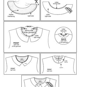 Kids Peter Pan Collar Dress Sewing Pattern,pdf Kids Dress Sewing ...
