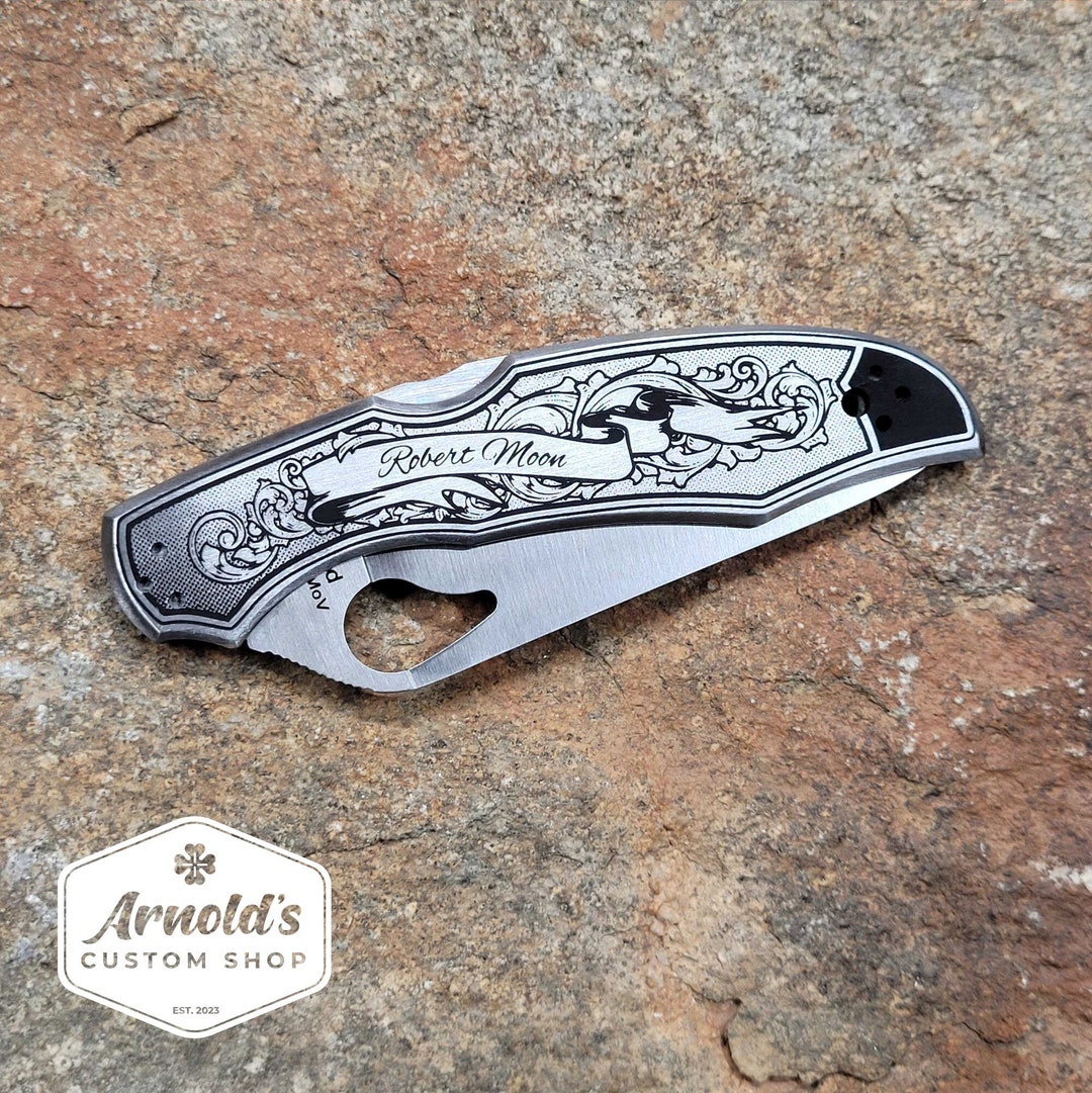 Personalized Engraved Pocket Knife | Custom Laser Engraved Folding ...