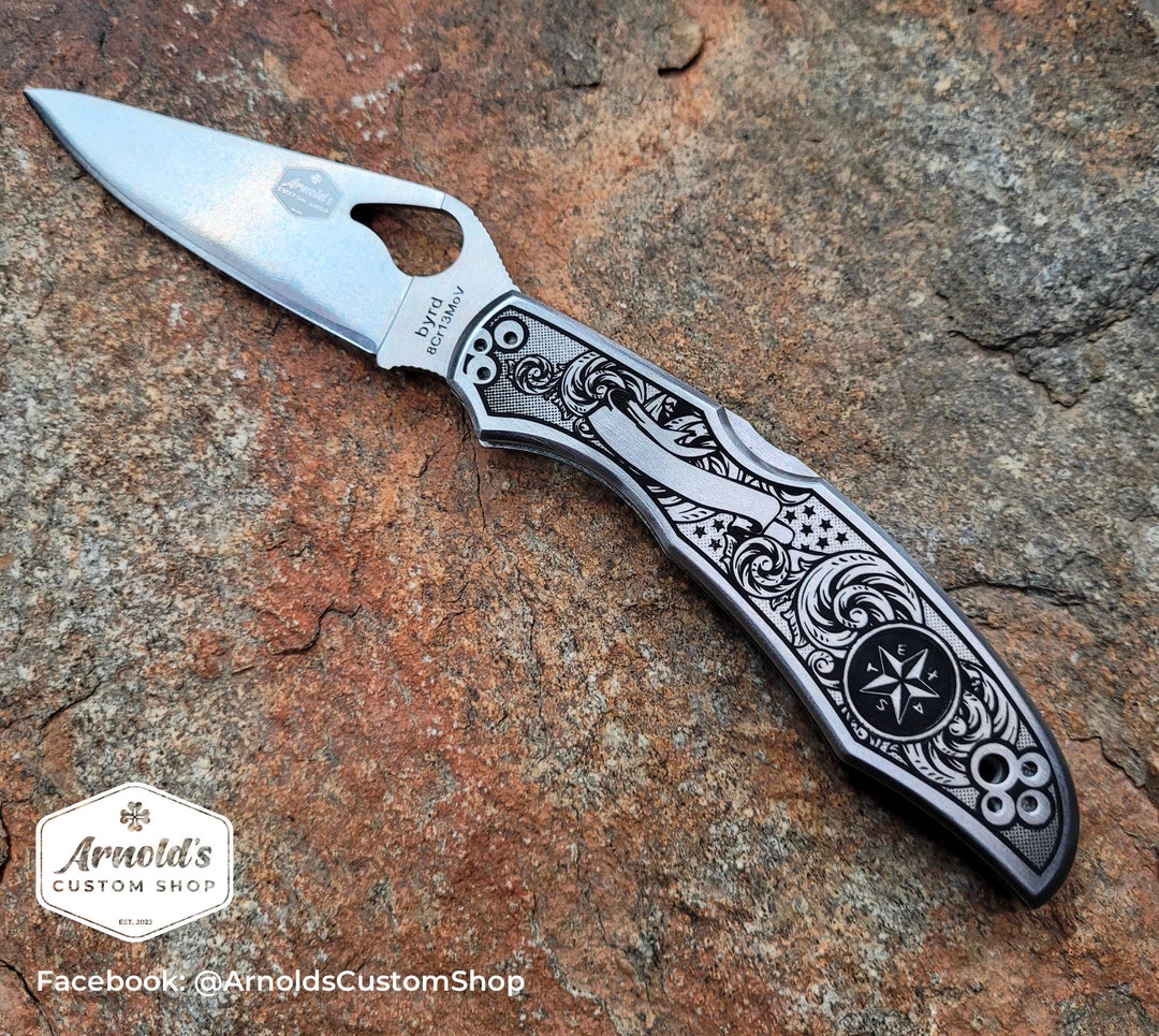 Personalized Engraved Pocket Knife | Custom Laser Engraved Folding ...