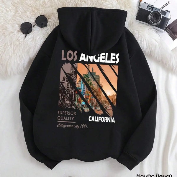 Los Angeles Hoodie - Etsy