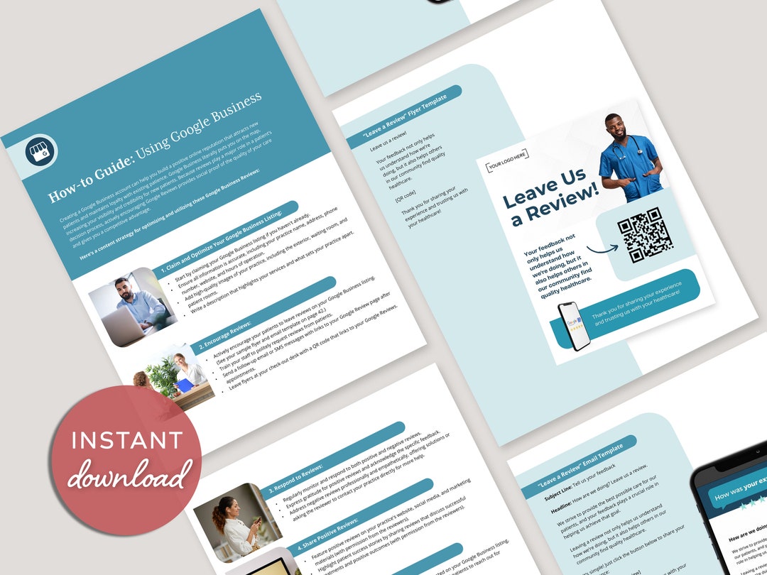 Google Review Canva Email Template for Medical Practices | Healthcare ...