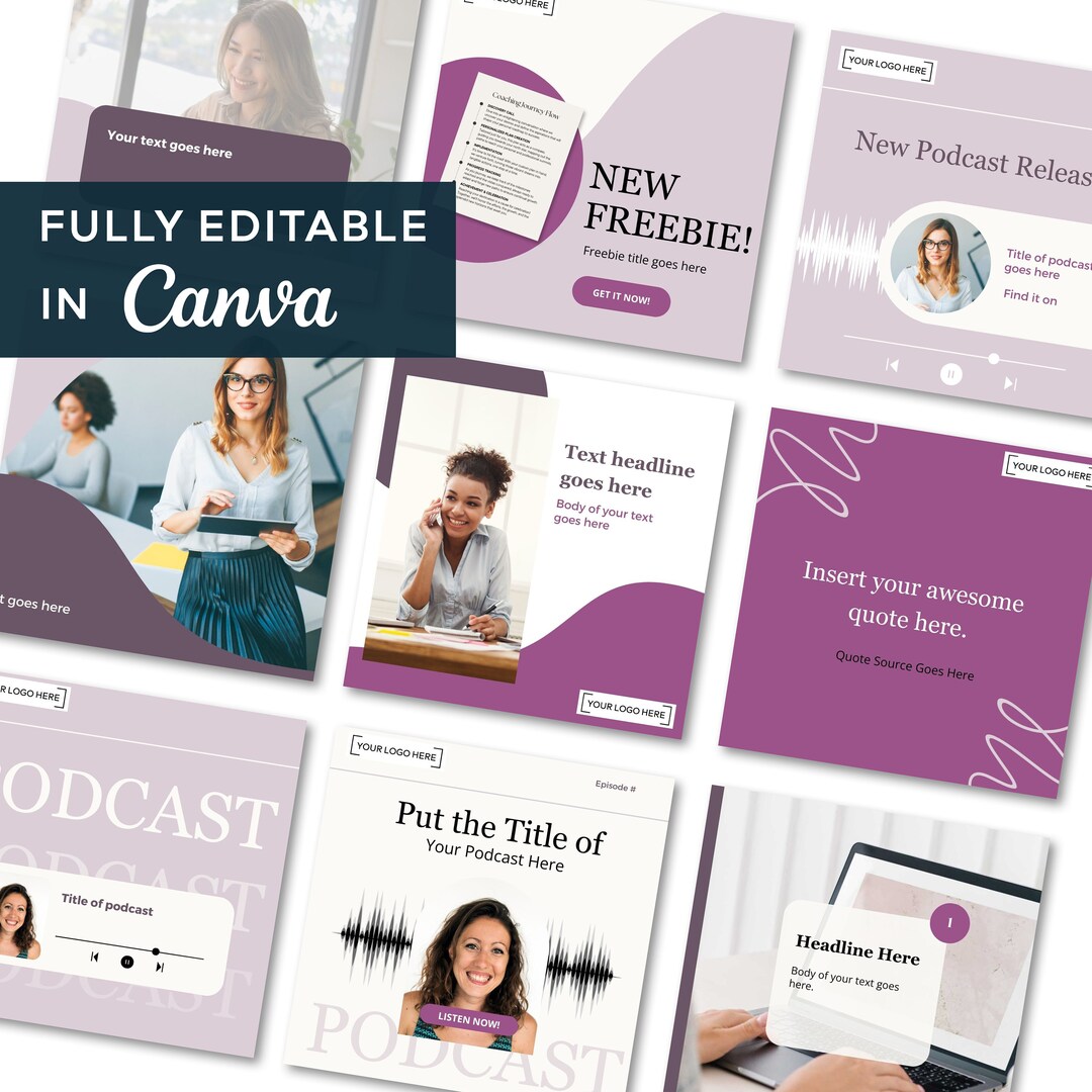 Coaching Social Media Templates | Canva Social Media Templates | Easy ...