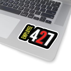 Stanley Parable Employee 427 Sticker | Video Game Fan Sticker | the ...